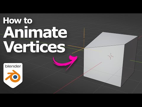 How to animate vertices in Blender