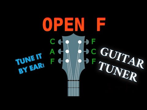 OPEN F - GUITAR Tuning (Tuner)