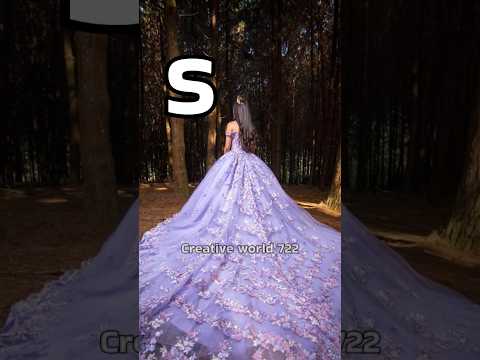 Comment your name first letter #shorts #dresses #ballgown #song #songs #short #partydress