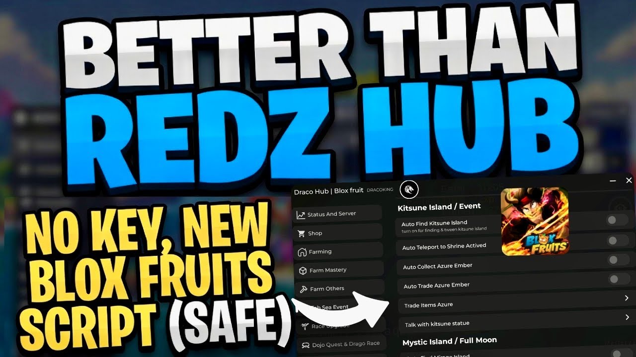 [NO KEY] NEW BLOX FRUITS SCRIPT | BETTER THAN REDZ HUB | FAST AUTO FARM , Update 31 + Delta Executor