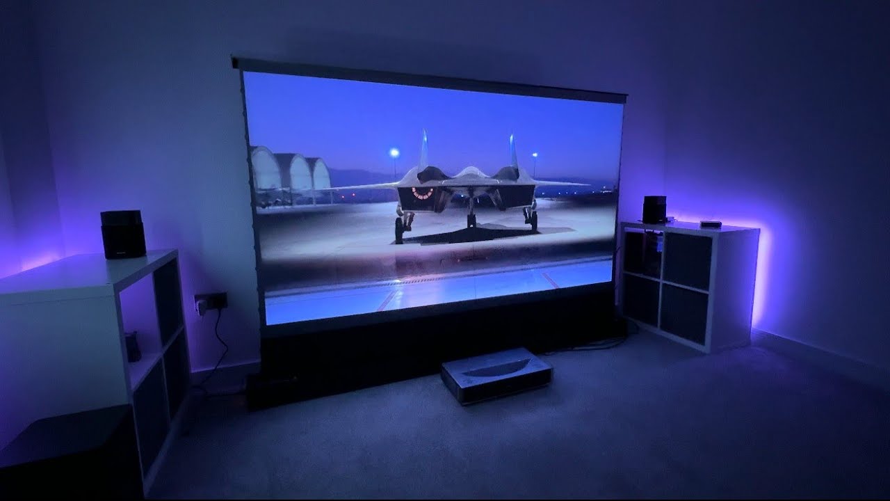 The BEST home cinema experience I've EVER had! Hisense PT1 Projector
