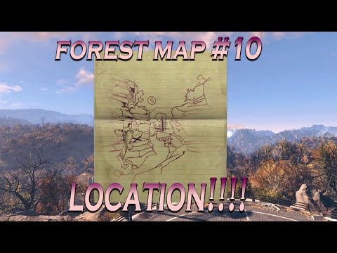 Fallout 76 Forest Map #10 LOCATION!!!