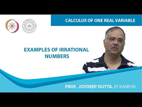 Examples of Irrational numbers