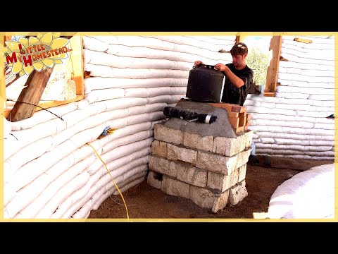 Air Intake & Combustion Chamber | Dragon Rocket Stove Mass Heater | Weekly Peek Ep63