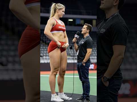 Tallest Female Volleyball Player Spikes at 6’9”! 🏐 #TallWoman #Volleyball #USA #Shorts #tallathlete