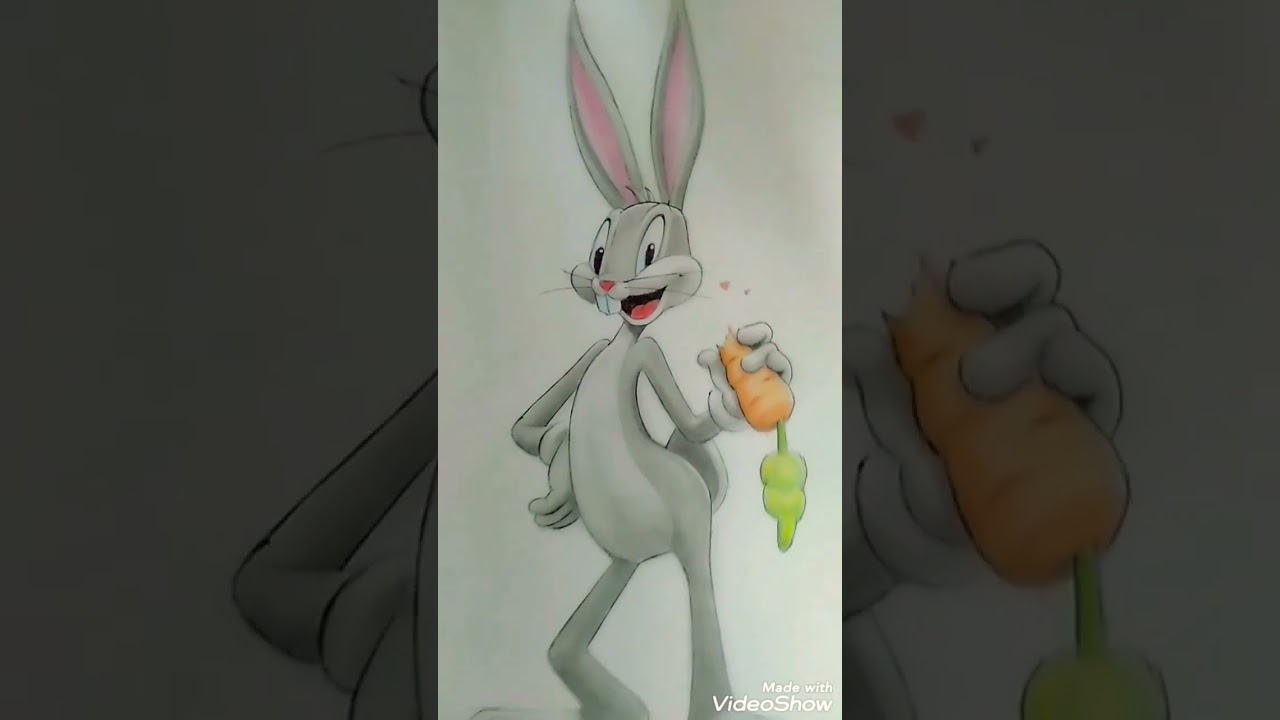 Bugs Bunny Looney Tunes 🐰 #shorts #howtodraw #fanart