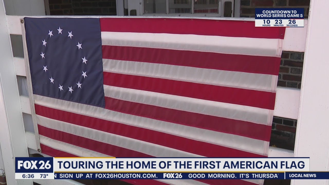 Betsy Ross's house in Philly where the first American Flag was made