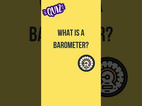 Quiz: What is a barometer? #shorts