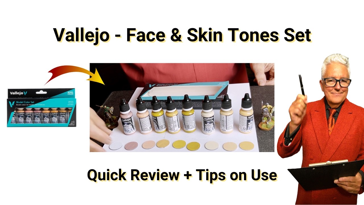 Vallejo Face & Skin Tones - Review & Tips on Use