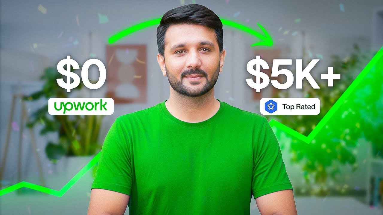 From $0 to $5K+ on Upwork| My Freelance UI/UX Design Journey
