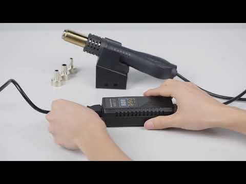 JCD 750W Heat Gun Digital Display Micro Rework Soldering Station Hot Air Gun For Welding Rep