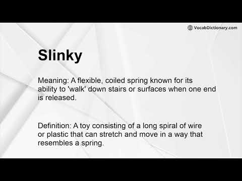 Slinky Meaning