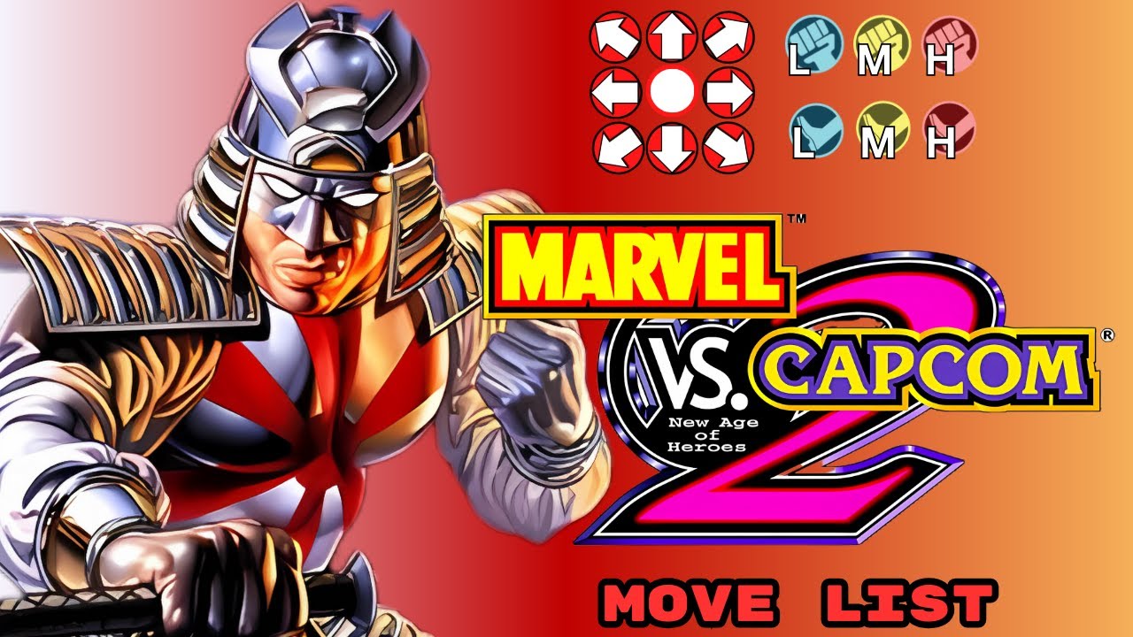 MvC2 - Silver Samurai Move List