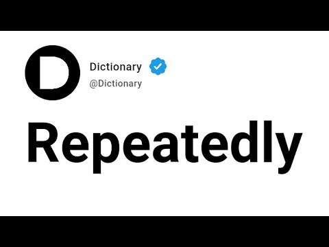 Repeatedly Meaning In English