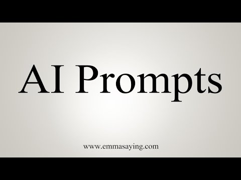 How To Pronounce AI Prompts