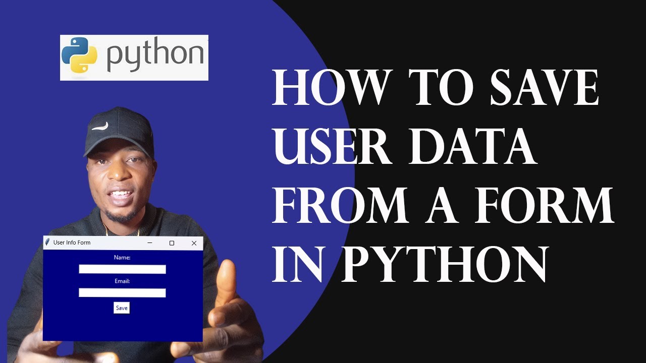 How to save user data from a form using Python Tkinter
