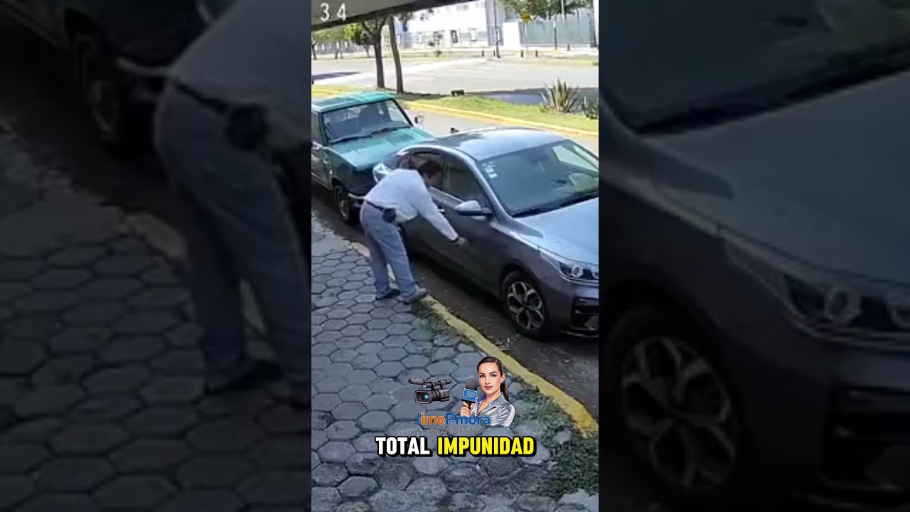 Dueño de una miscelánea rayó auto de una estudiante de la #BUAP por estacionarse frente a su negocio