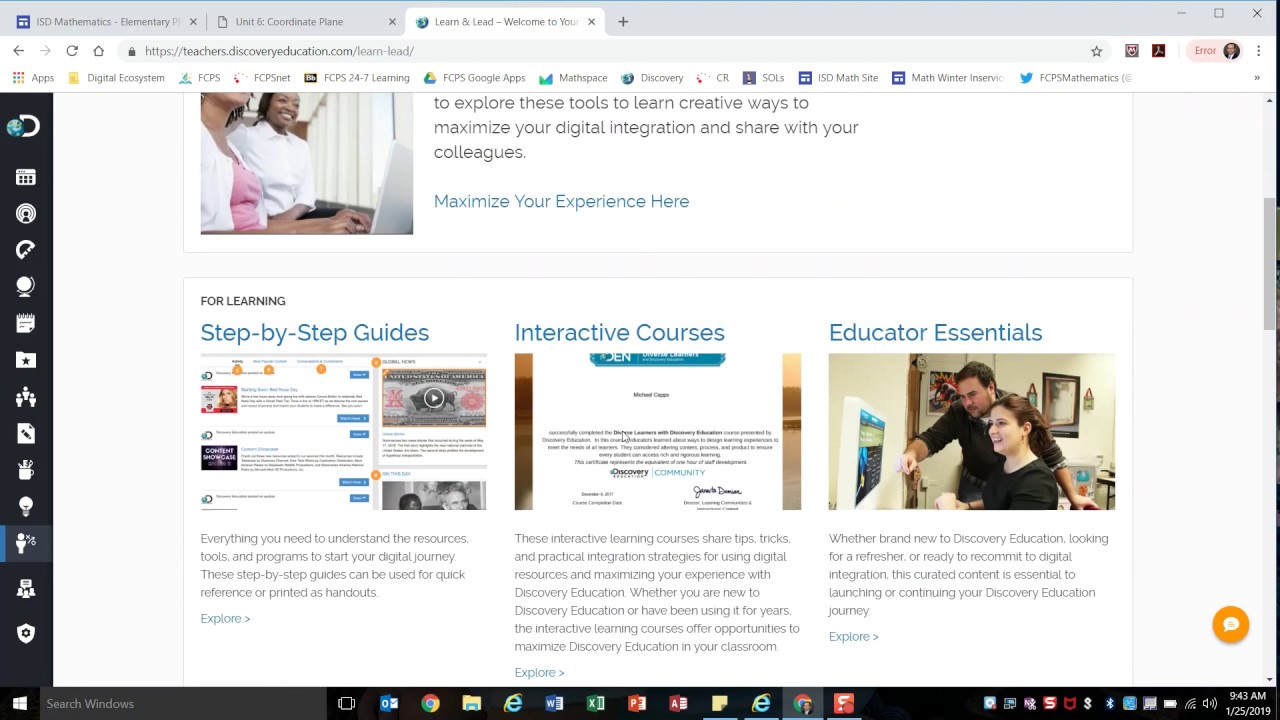 Additional Discovery Education Resources