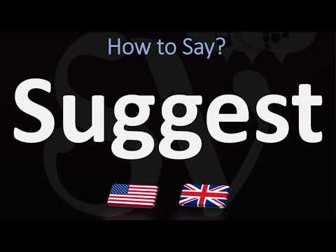 How to Pronounce Suggest? | UK British Vs USA American English Pronunciation