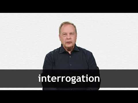 INTERROGATION definition in American English | Collins English Dictionary