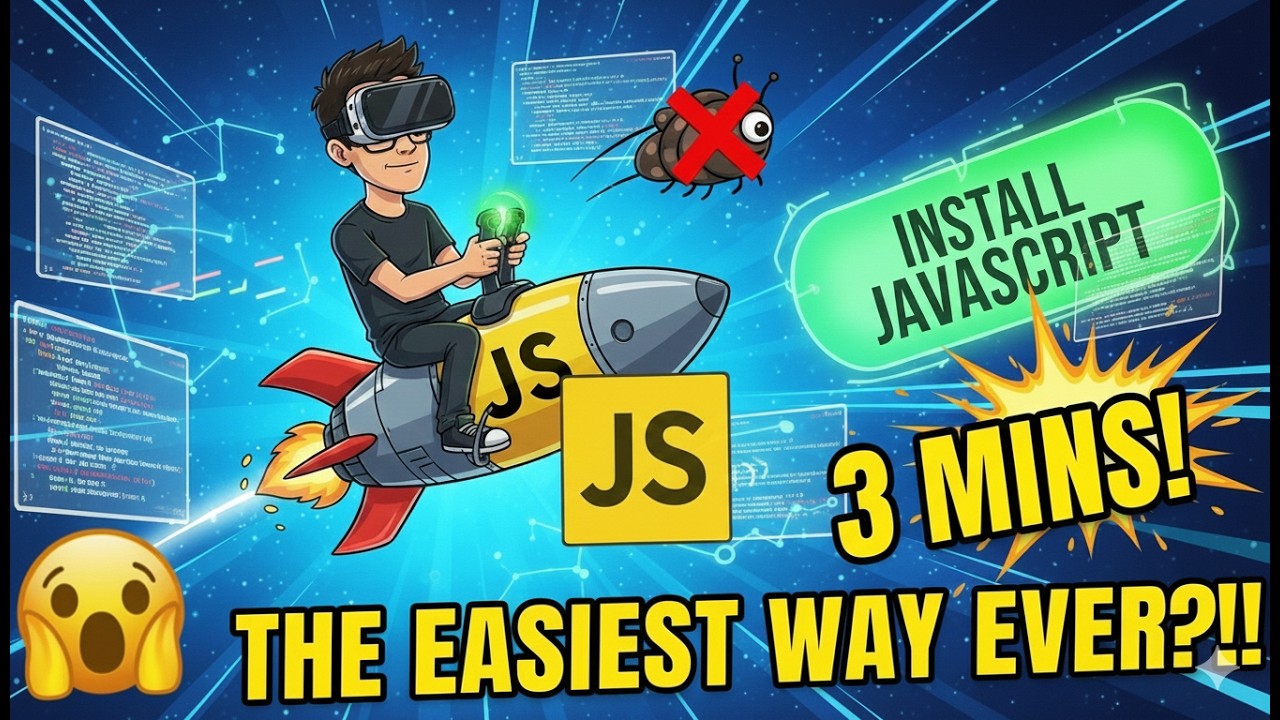 How to Install JavaScript on Windows 10/11 [ 2026 Update ] JavaScript Nodejs Programming Tutorial