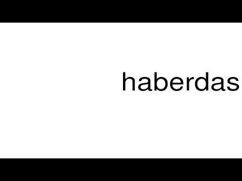 How to pronounce haberdasheries