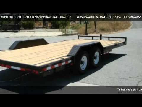 2013 LOAD TRAIL TRAILER 102X20' SAND RAIL TRAILER - for sale in REDLANDS, CA 92373