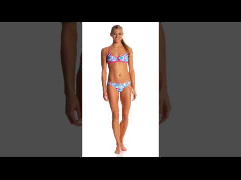 Speedo Missy Franklin Endurance Lite Floral Dreams Criss Cross Swimsuit Top | SwimOutlet.com