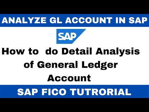 How to Analyze a General Ledger Account using FAGLB03 in SAP FICO I Financial Accounting Tutorial I