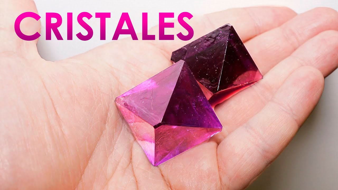 Crecimiento de cristales púrpuras - ¡Cómo hacer cristales de sal en casa!