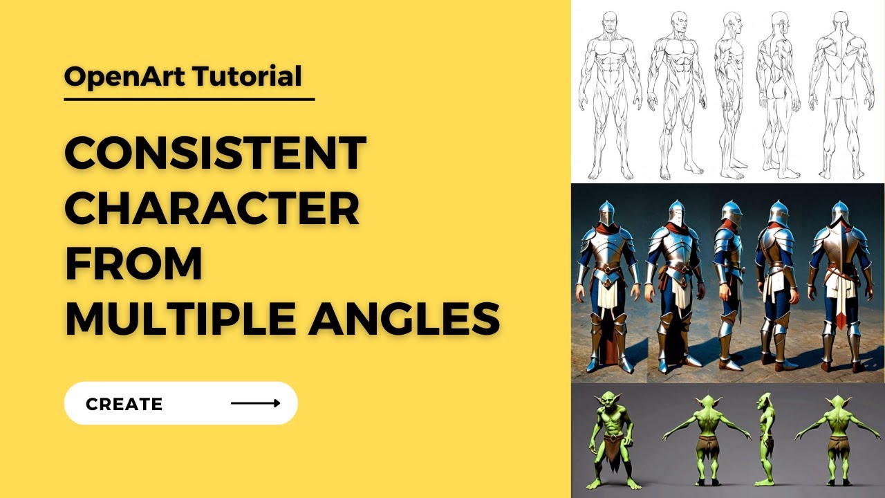 Consistent Character from Multiple Angles with AI (OpenArt Tutorial)