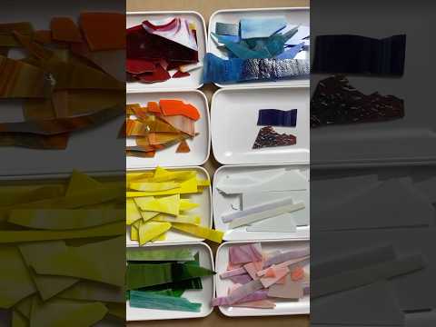 Behind the Scenes: How Sorting Stained Glass Shards Can Boost Your Mosaic Art Game✨