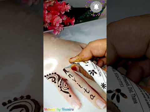 ANVITA Name with mehndi 😍❣️ #shorts #trending #anvita #Name #letter #viral #mehndi #love #music