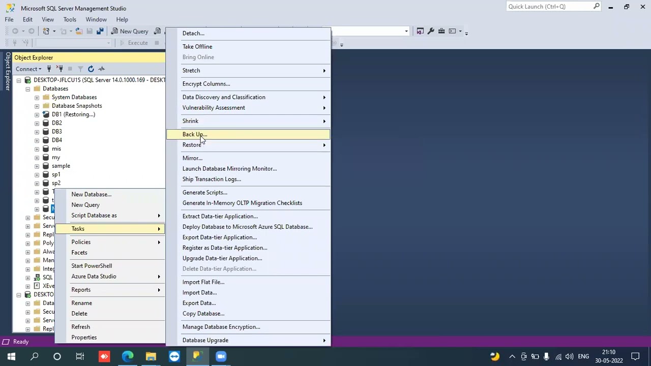 SQL Server DBA Training Videos SQLDBA Mirroring ClassDay20