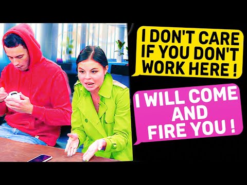 I Don't care if You Do Not Work here. I'll Come to Your Manager and fire you ! r/IDontWorkHereLady