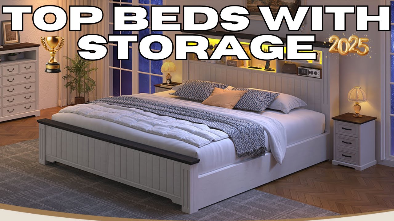 The Most Beautiful Beds With Storage You’ll See in 2025