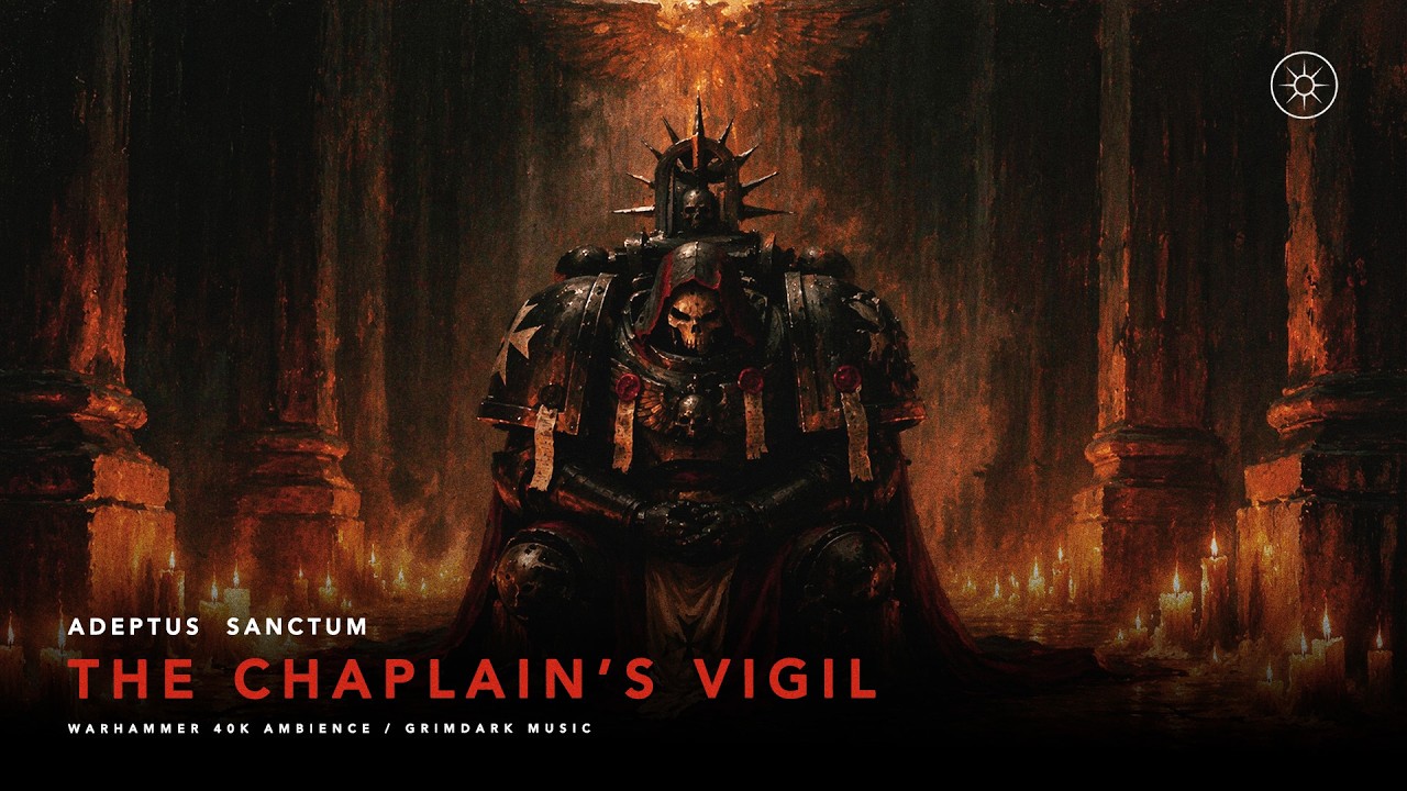 The Chaplain's Vigil | Warhammer 40k Ambience | 1 Hour of Grimdark Music