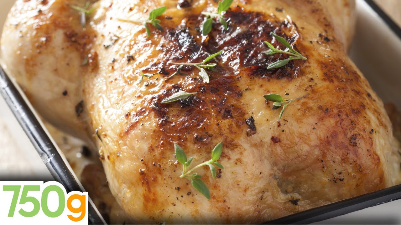 Foolproof Roast Chicken Recipe - English Subtitles - 750g