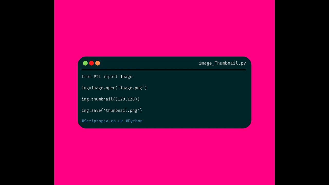 Python PIL - Create a thumbnail