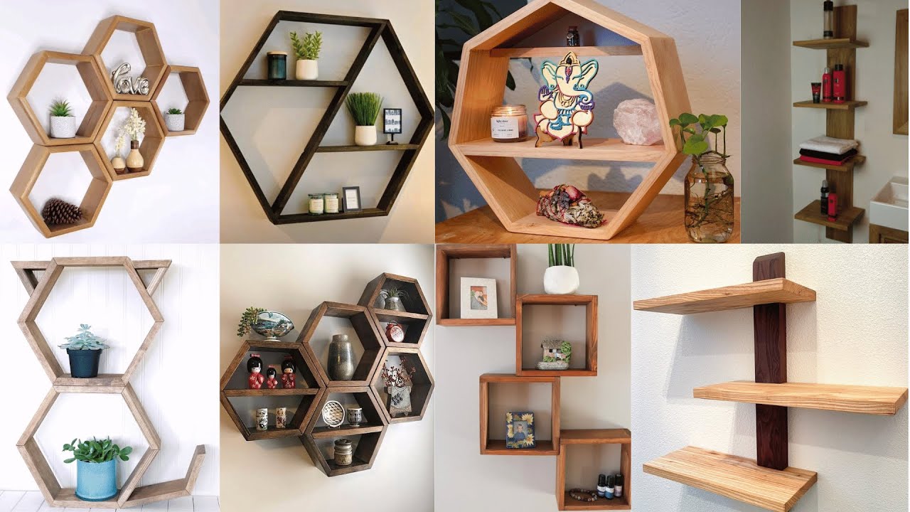 100 IDEAS FÁCILES DE ESTANTES Y REPISAS FLOTANTES para decorar