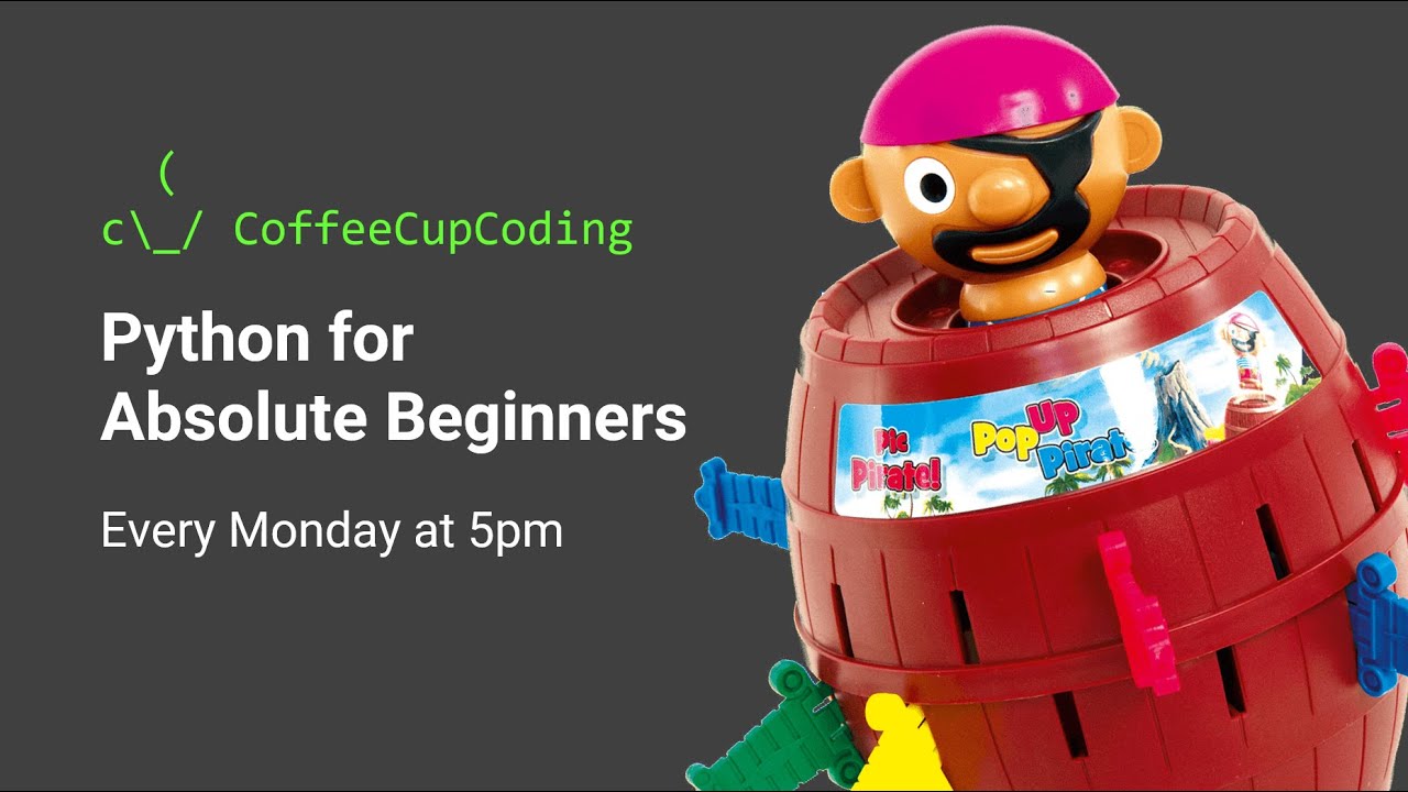 Python for Absolute Beginners | Coffee Cup Coding
