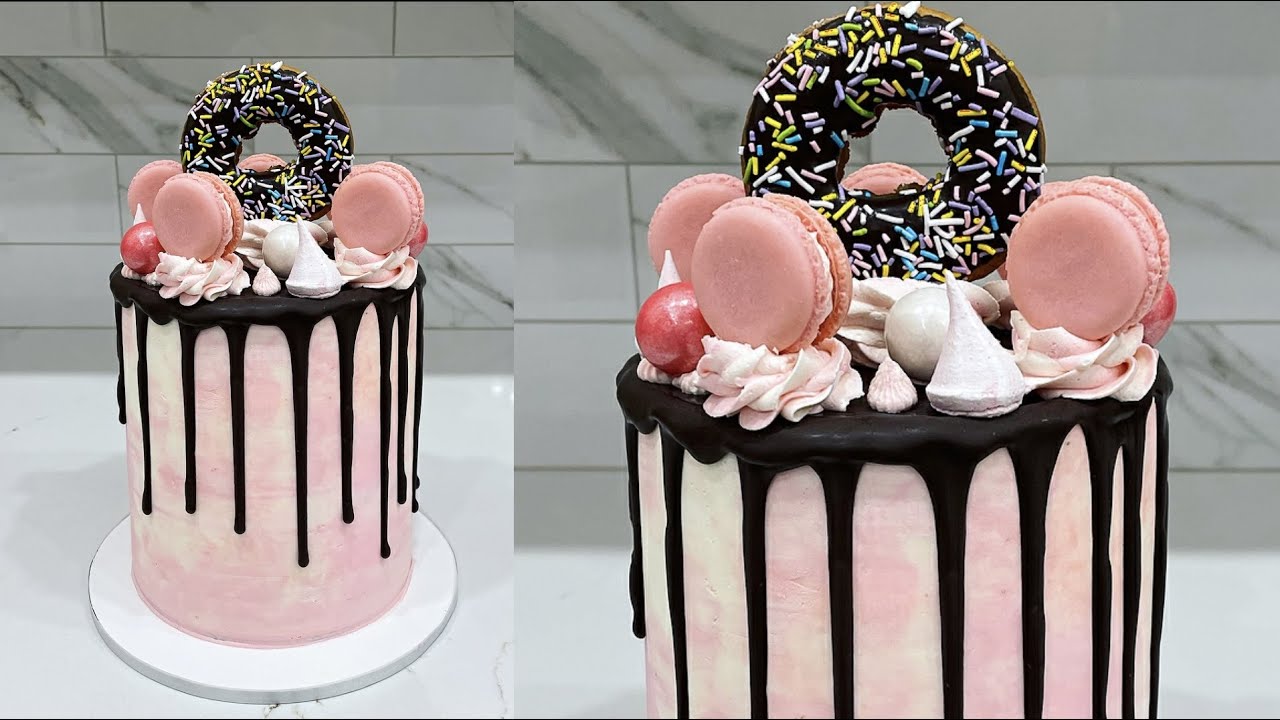 Buttercream marble cake technique | Cake decorating tutorials | Sugarella Sweets
