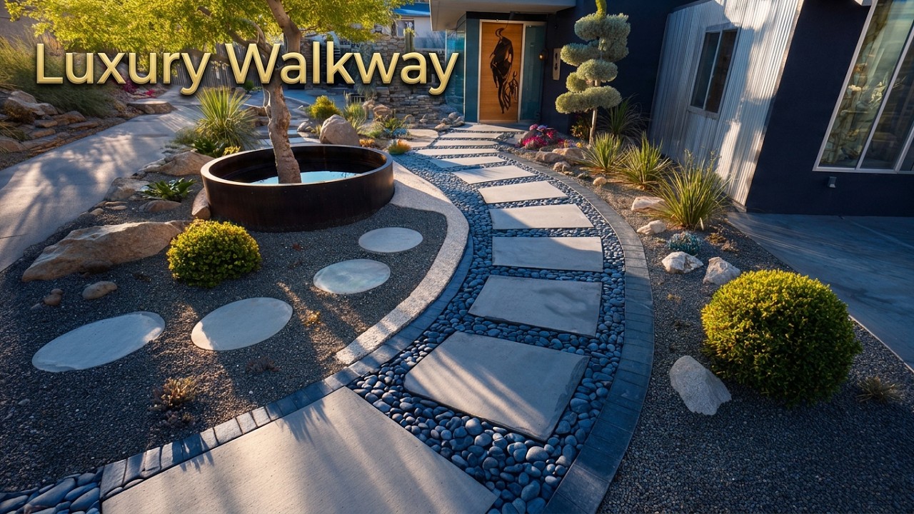 12 Modern Walkway Ideas That Make Your Front Yard Look Instantly Luxurious