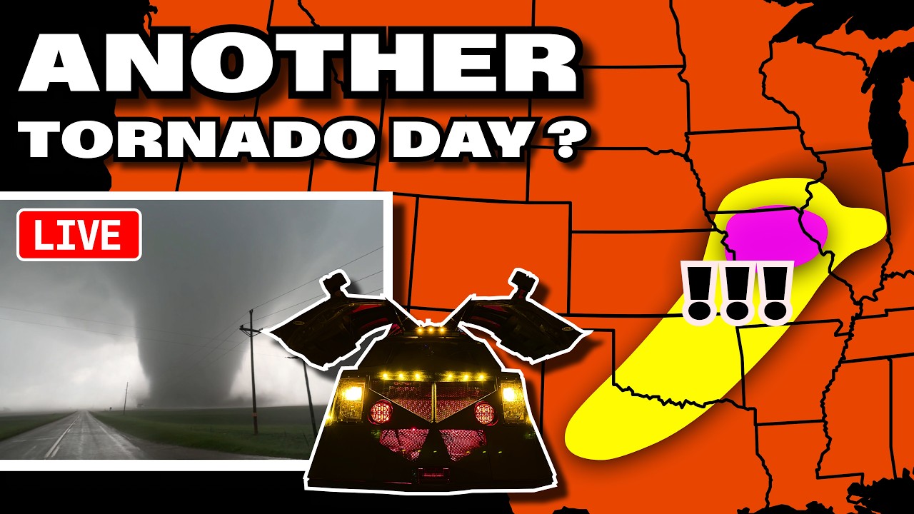DAY 3 - Tornado Chasing Today's ENHANCED RISK