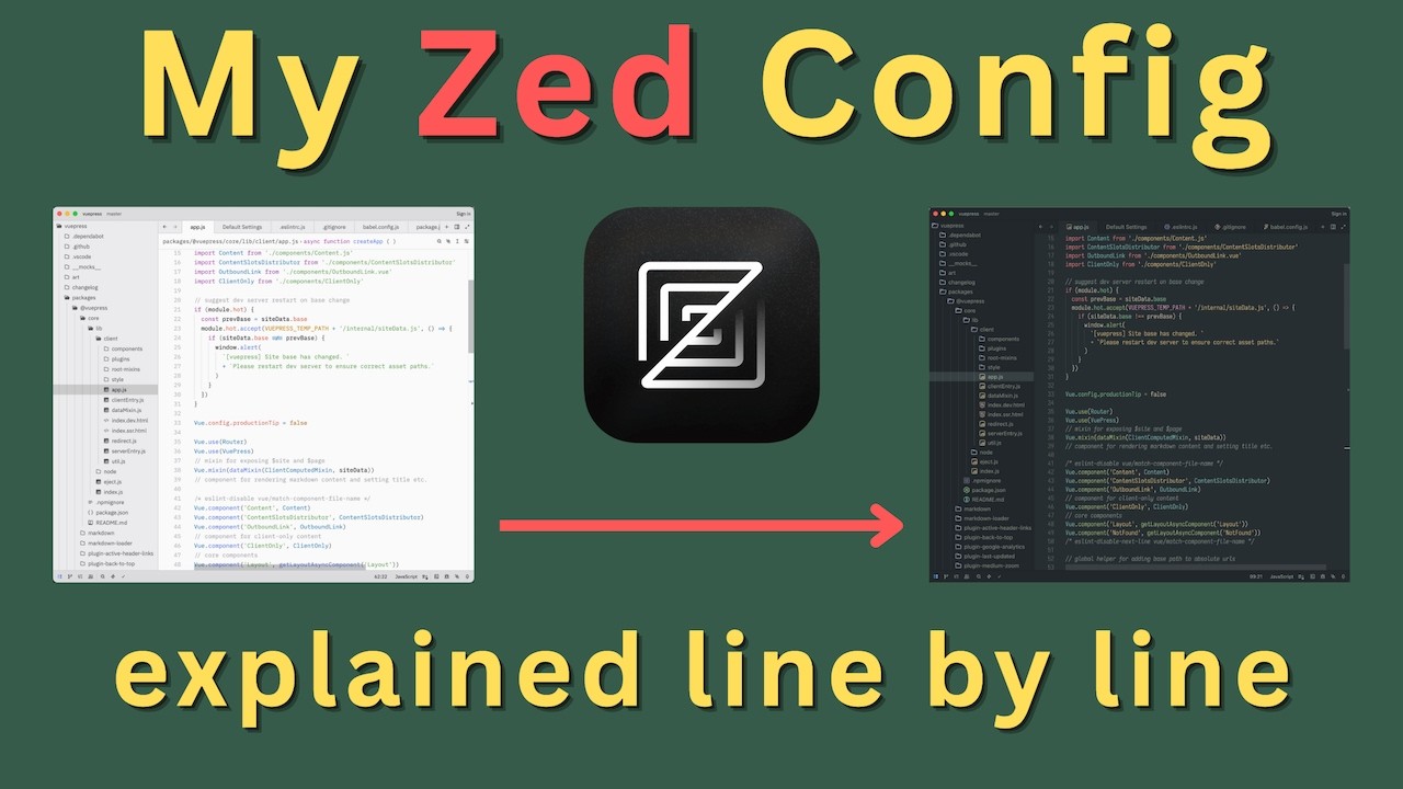My Zed Code Editor Config Explained (Line by Line)