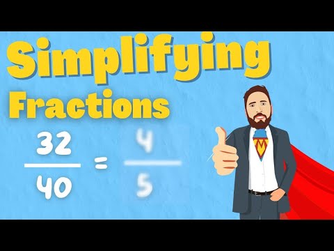 How To Simplify A Fraction Using Greatest Common Factor | The Maths Guy