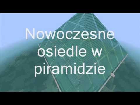 Modern housing in the pyramid Minecraft Map