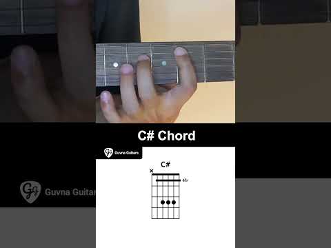 How To Play The C# Chord On Guitar - Guvna Guitars