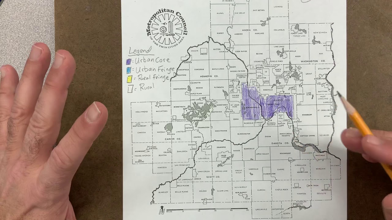 Twin Cities Metropolitan Area Map Directions