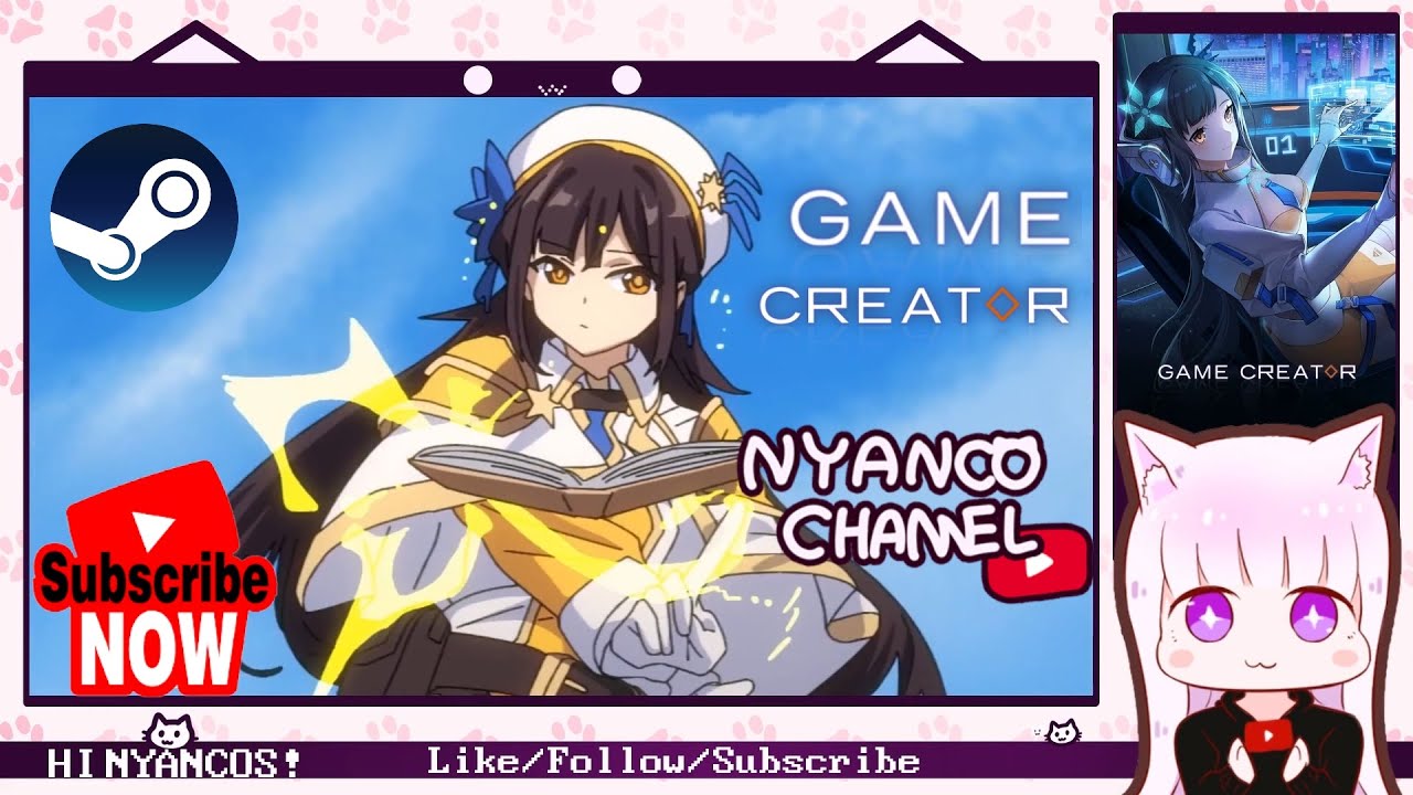 [Steam] GameCreator - Early Access Software Preview with Nyanco Channel